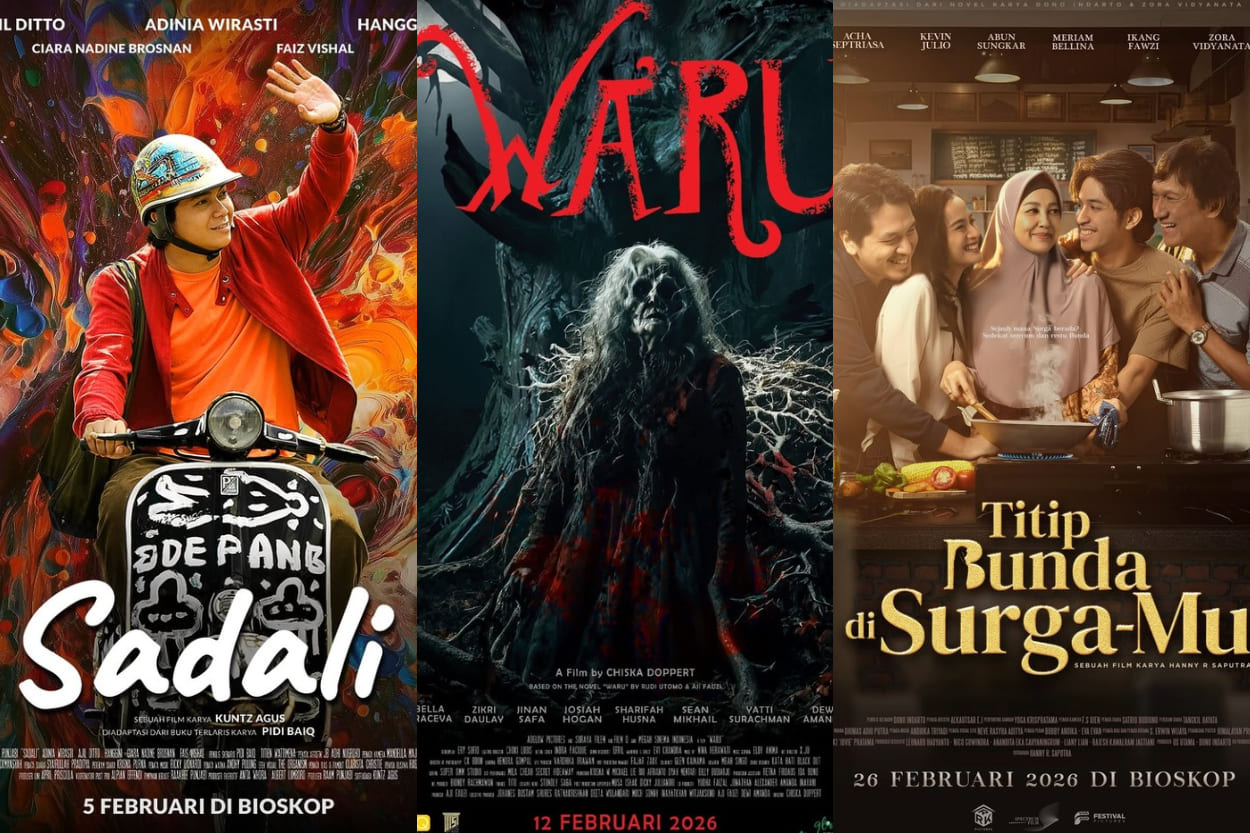 6 Film Bioskop Indonesia Terbaru Februari 2026: Dari Drama Romantis ...